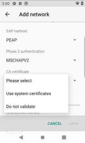 How to: Restore "Do not validate" option for CA certificate choice in ...
